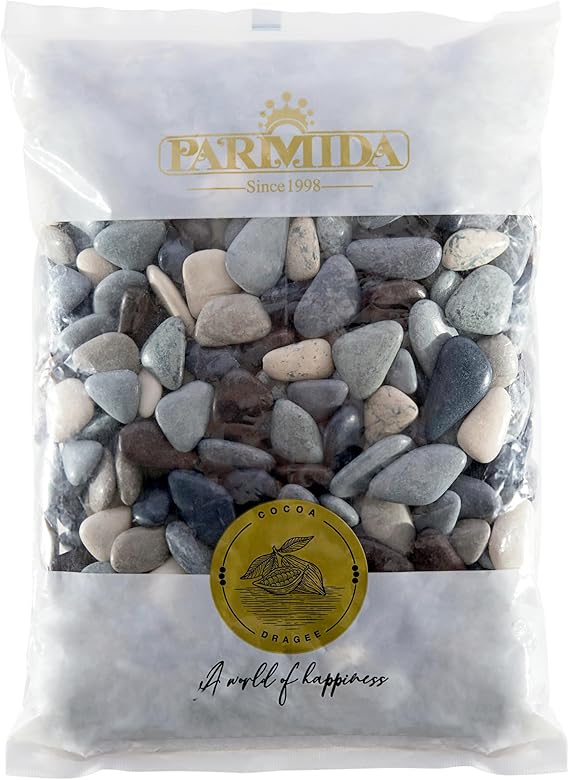 Parmida Milk Chocolate River Stones – Bulk Candy Rocks for Kids ...