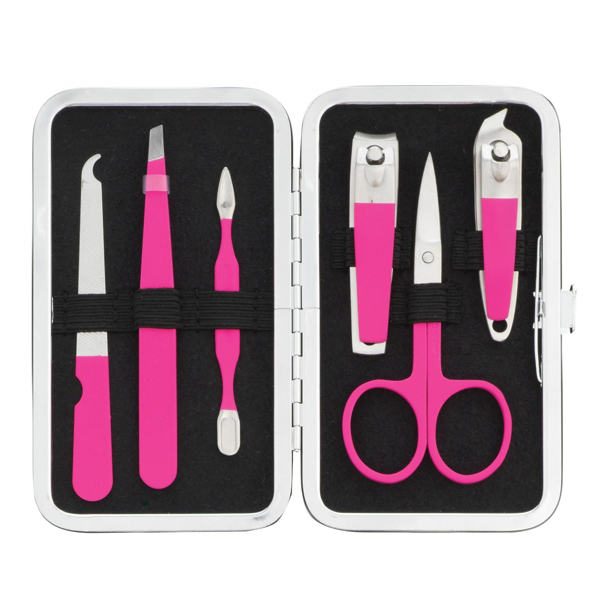 Amazon.com : Danielle 7 Piece Soft Touch Manicure Set with Carrying ...