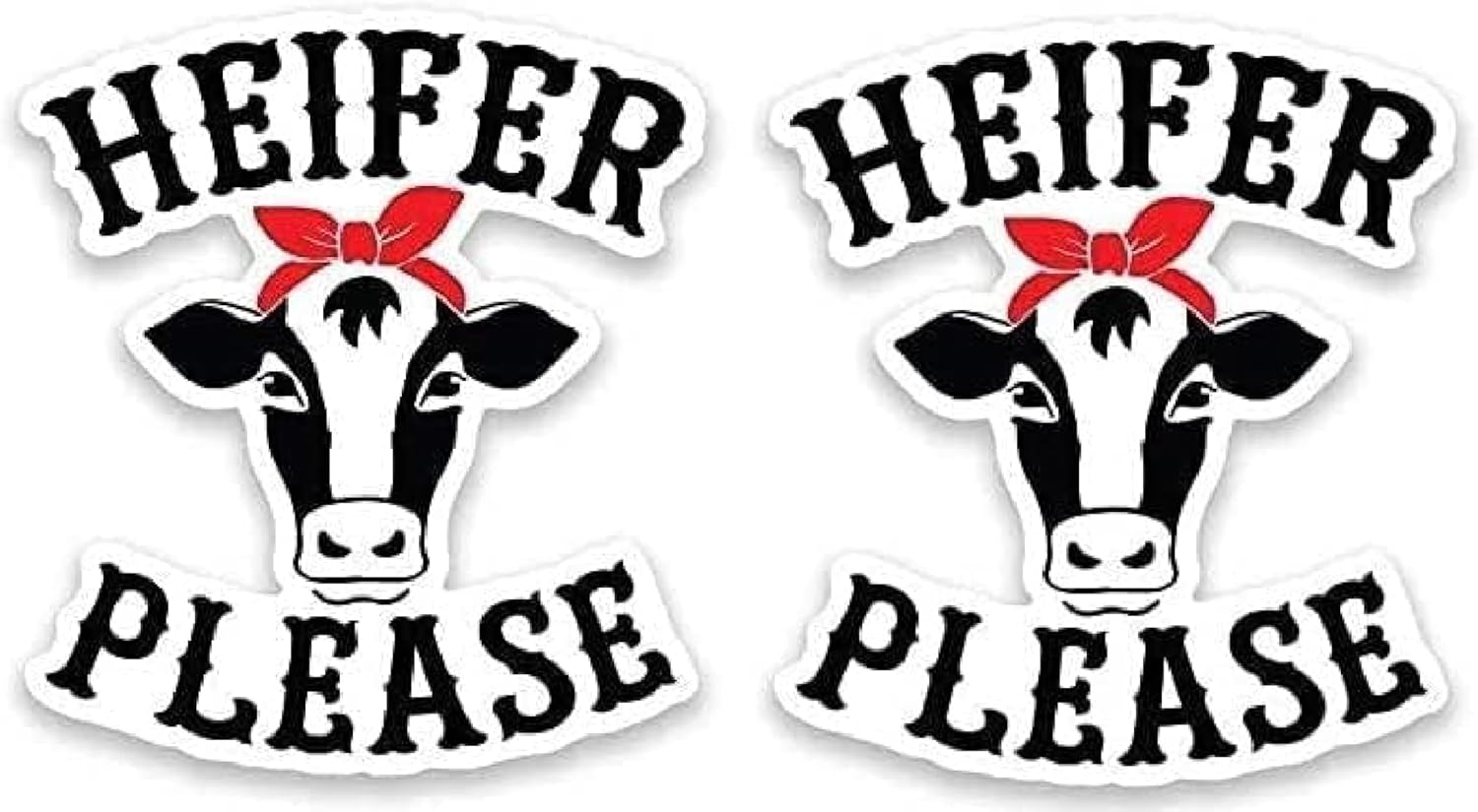 Amazon.com: Heifer Please Cow Calf Vinyl Sticker Decal for Car Truck ...