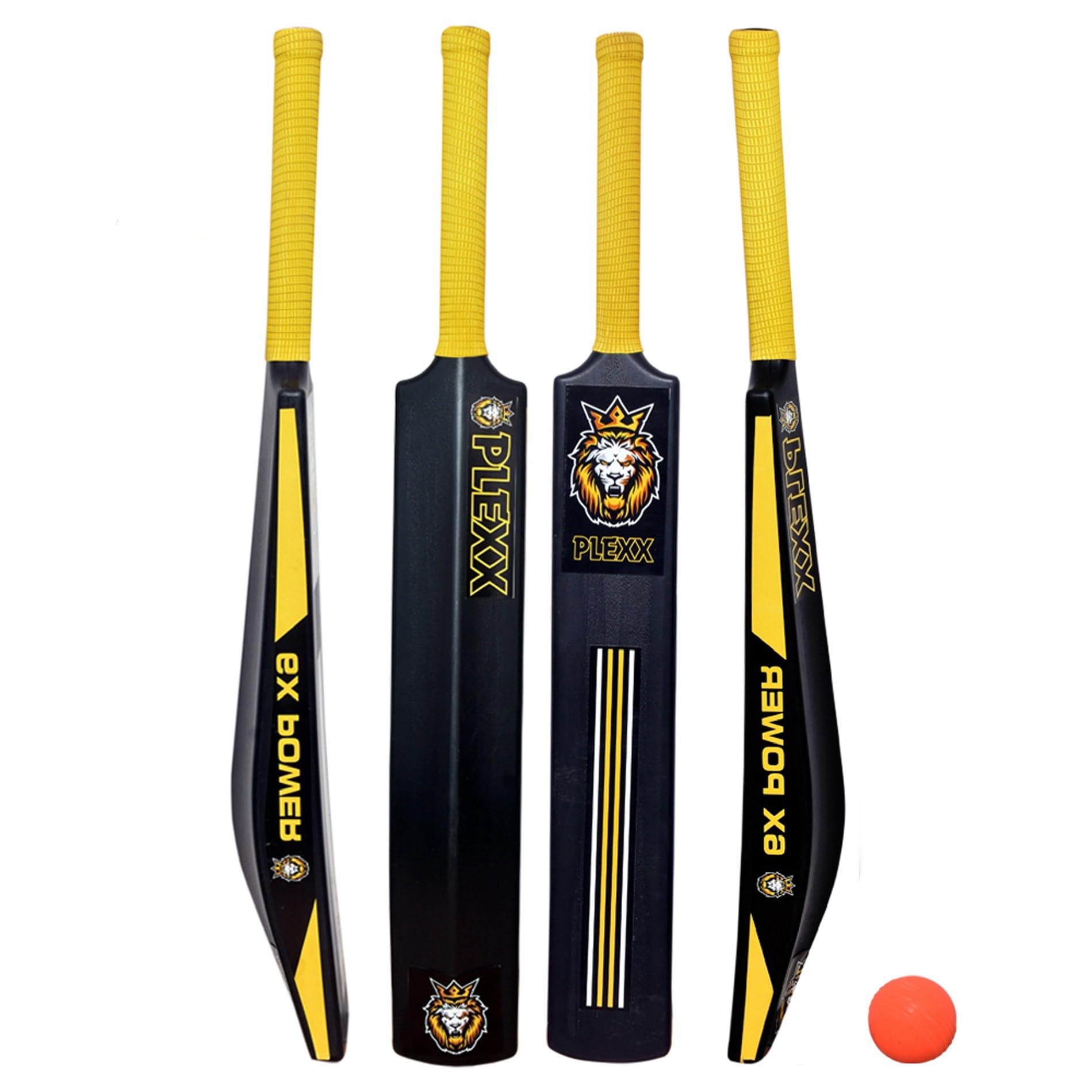 PLEXX Plastic Premium Cricket Bat with Wind Ball for Men's & Adult ...