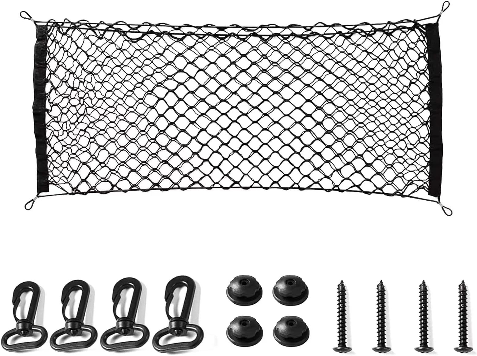 Amazon.com: PRIDEEP Cargo Net Stretchable, Universal Car Trunk ...