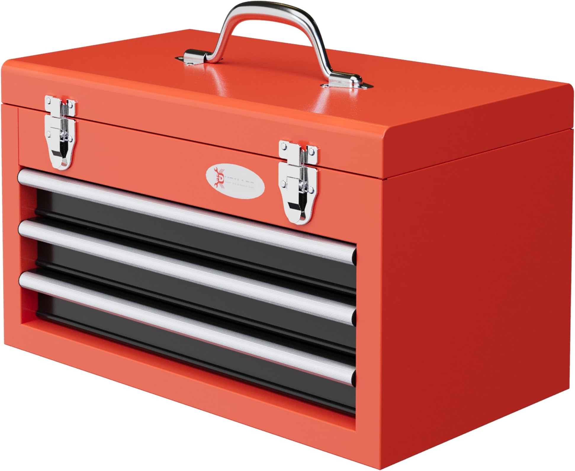 HOMCOM Boîte à outils en métal à 6 tiroirs avec boîtier supérieur ...