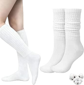 Tniytru 3 Pairs Slouch Socks for Women, Slouchy Socks for Women, Cozy ...