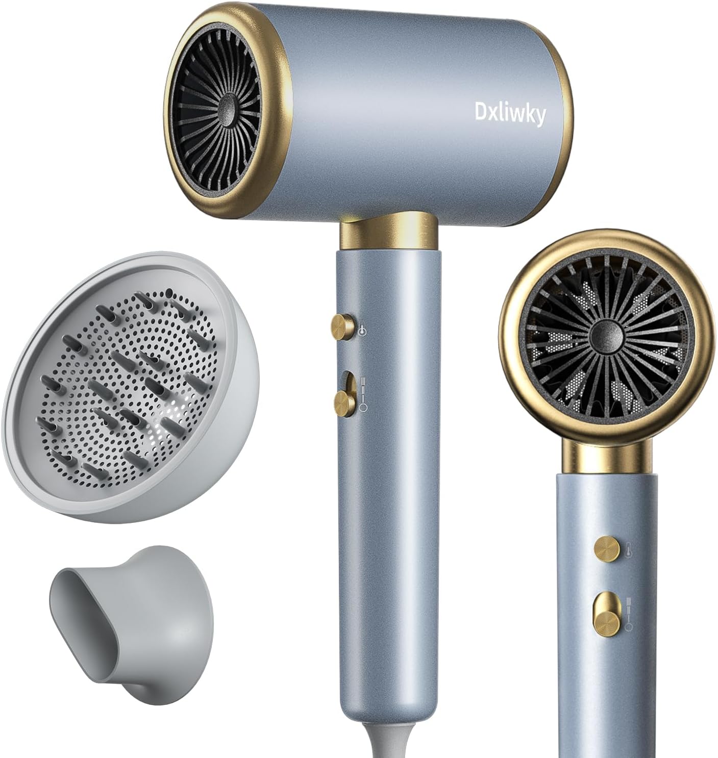 Amazon.com : ANIEKIN Hair Dryer, 1875 Watts Fast Drying Blow Dryer with ...