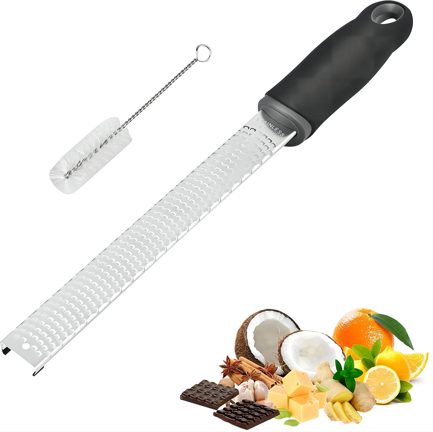 Amazon.com: Smithcraft Zester Grater Narrow Citrus Stainless Steel ...