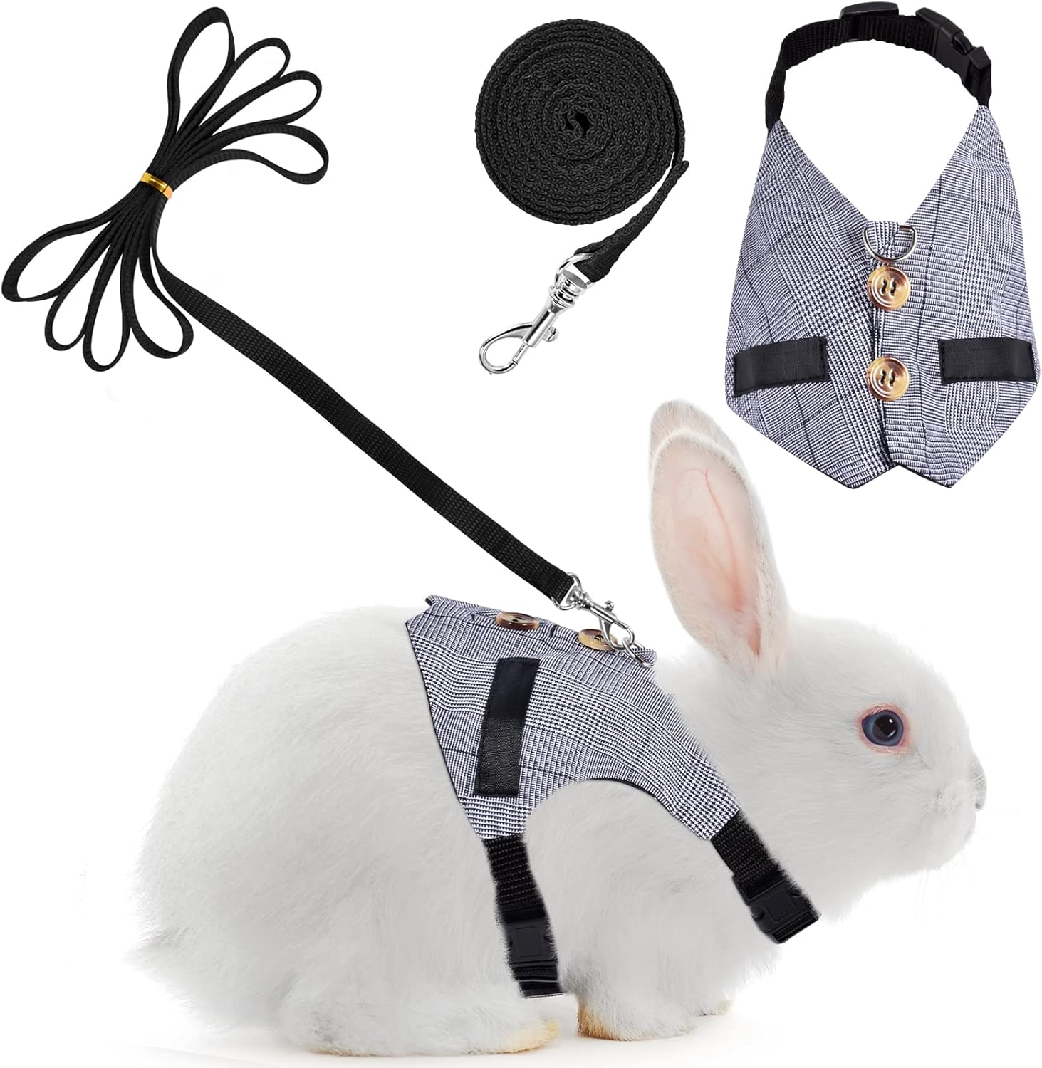 Amazon.com : Soundfuse Rabbit Vest Harness and Leash Set, Adjustable ...