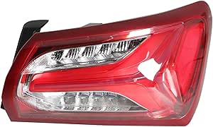 Amazon.com: labwork Outer Passenger Side Tail Light Replacement for ...