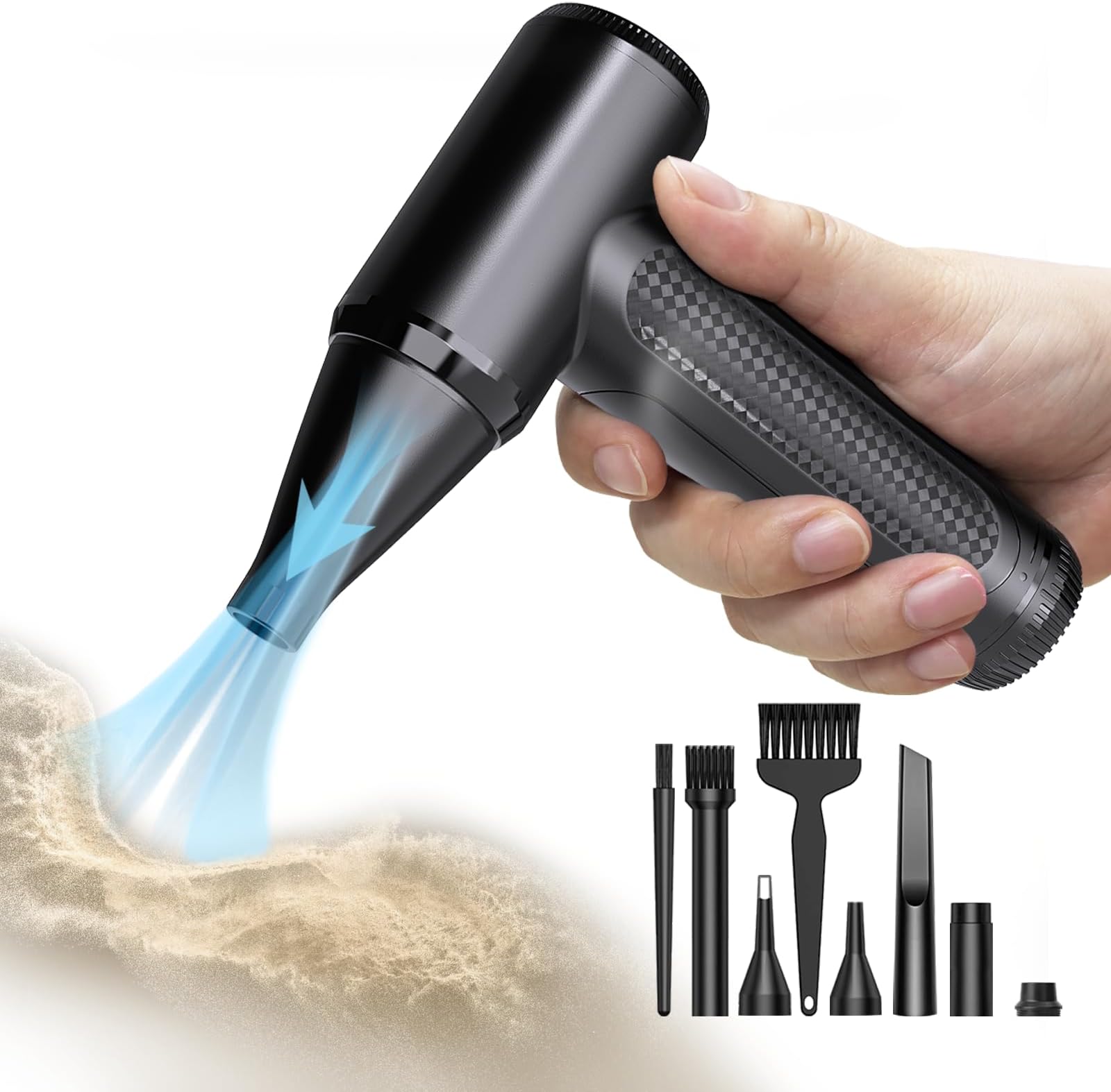 CCV Aria Compressa Elettrica - 130000RPM Spolverino ad aria compressa ...