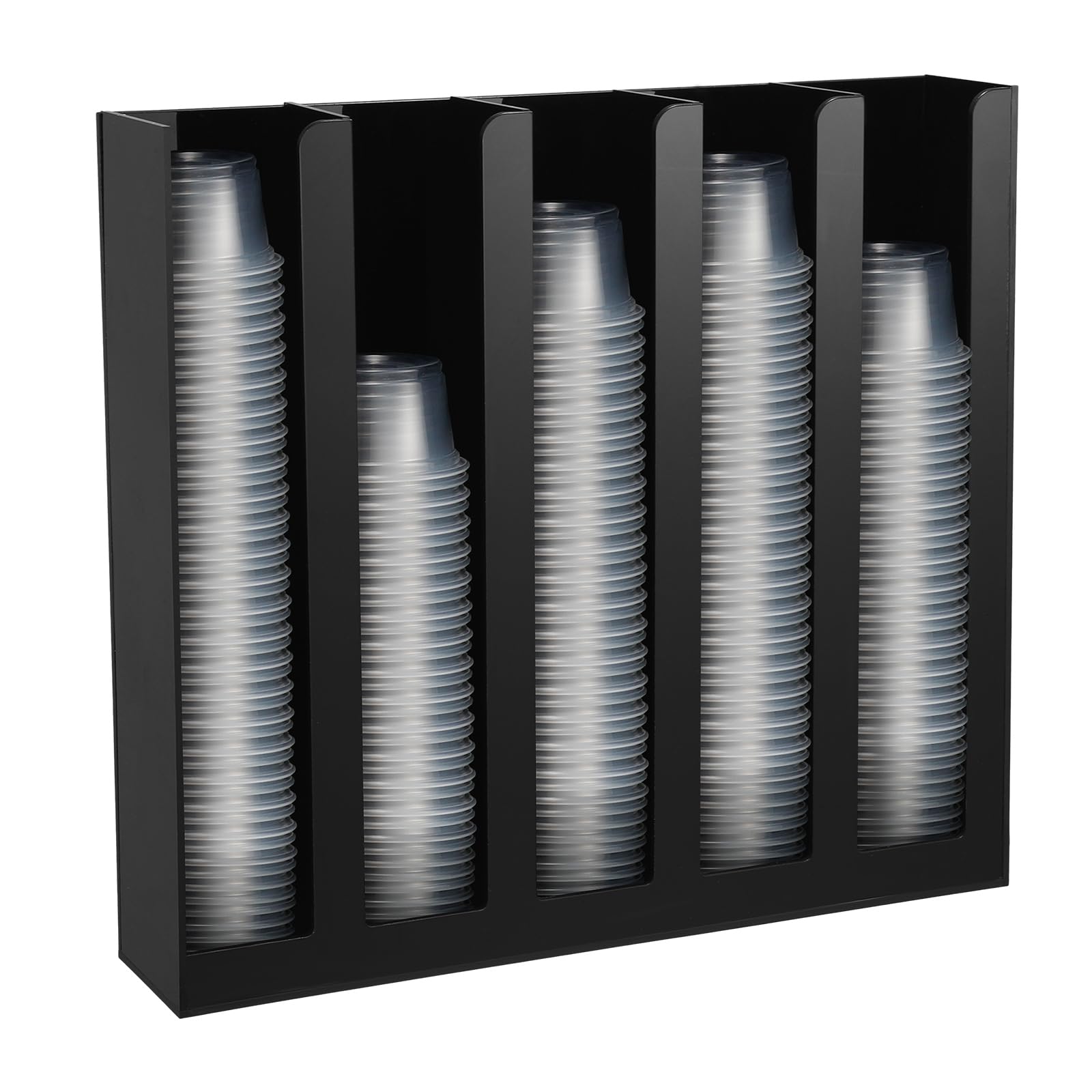 Sauce Holder 4 Partitions Acrylic Sauce Cup Dispenser Cup Lid Organizer ...