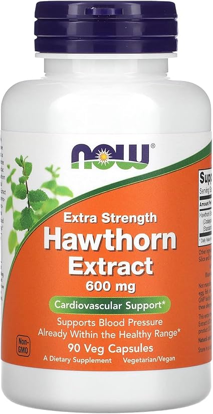 Amazon.com: NOW Foods Supplements, Hawthorn Extract 600 mg, Extra ...