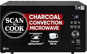 Amazon.com: LG 28 L Wi-Fi Enabled Charcoal Convection Healthy Microwave ...