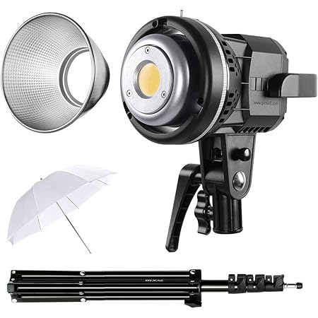 Amazon.com : GVM 80W CRI97+ 5600K Dimmable LED Video Lights with Bowens ...