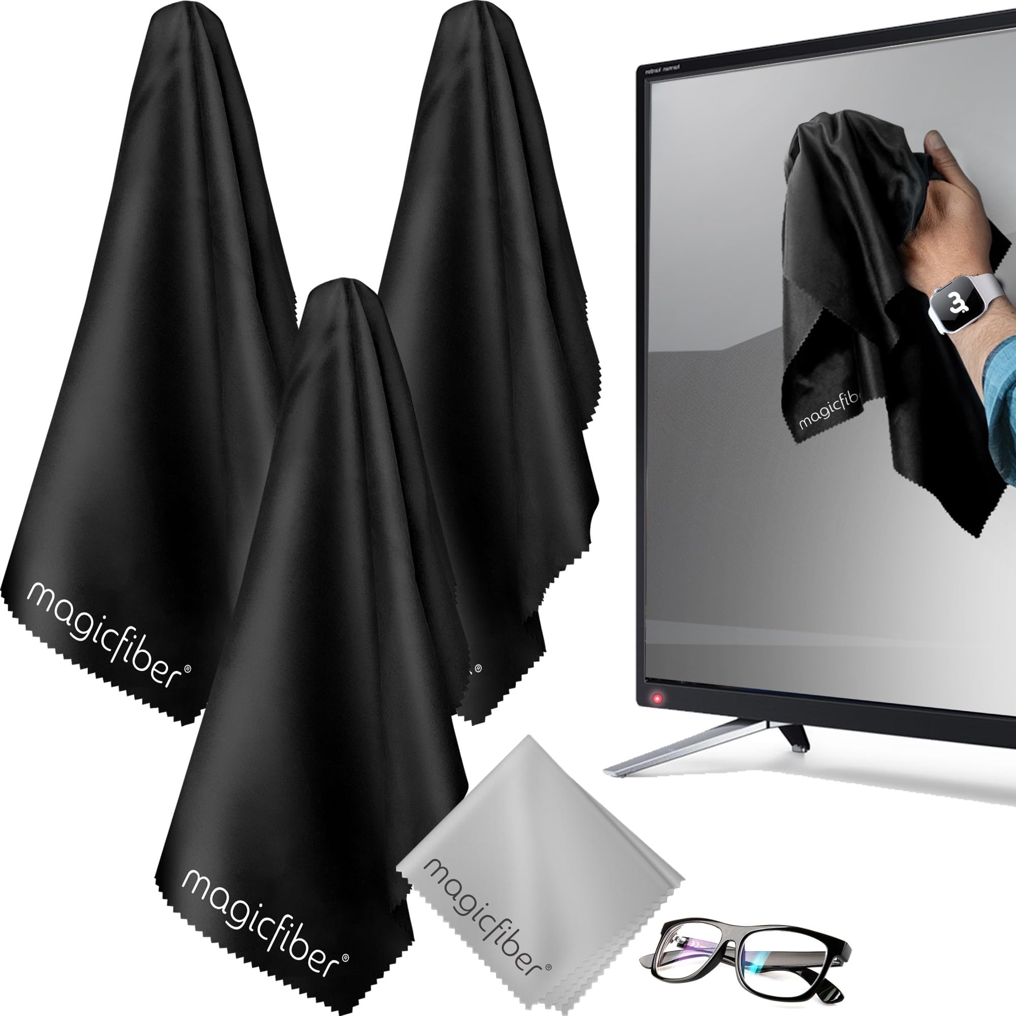 Amazon.com: MagicFiber Extra Large Microfiber Cleaning Cloth - Premium ...