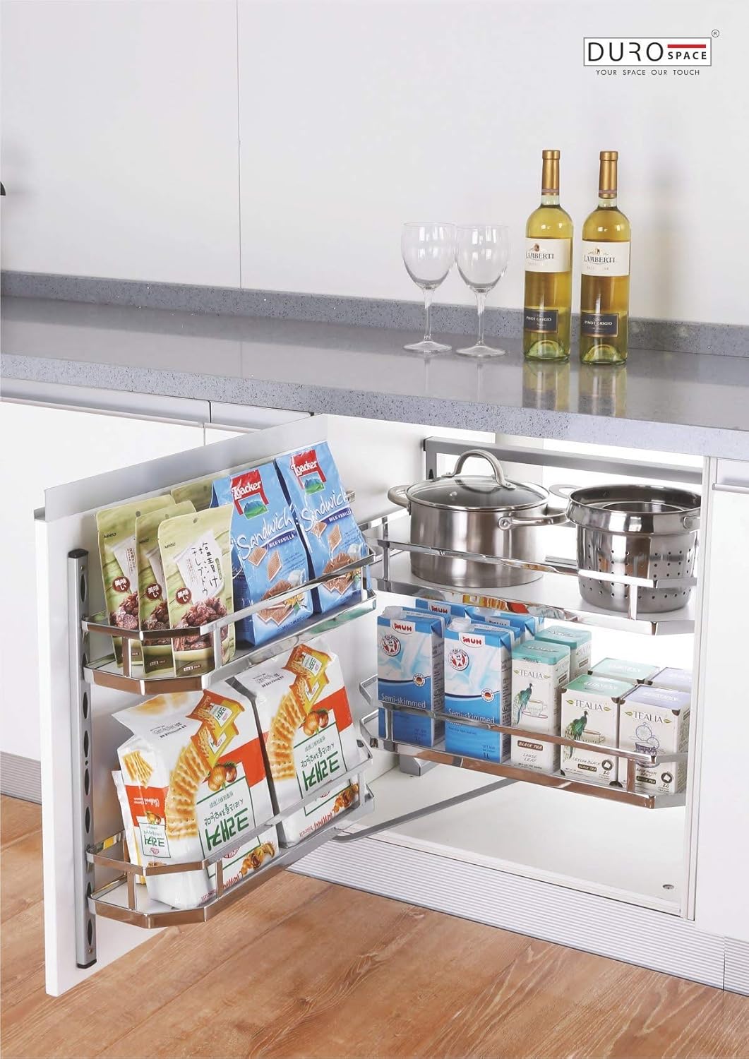 Mini Pantry Unit 600MM, Mini Pantry Unit for Snacks 60MM DUROSPACE ...