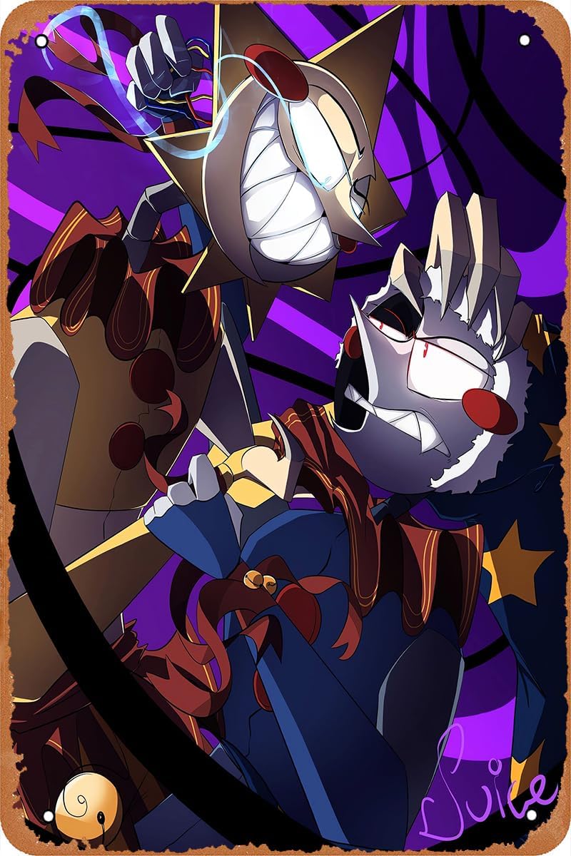 Amazon.com: Hourudx Sun and Moon Cool Sundrop and Moondrop FNAF Poster ...