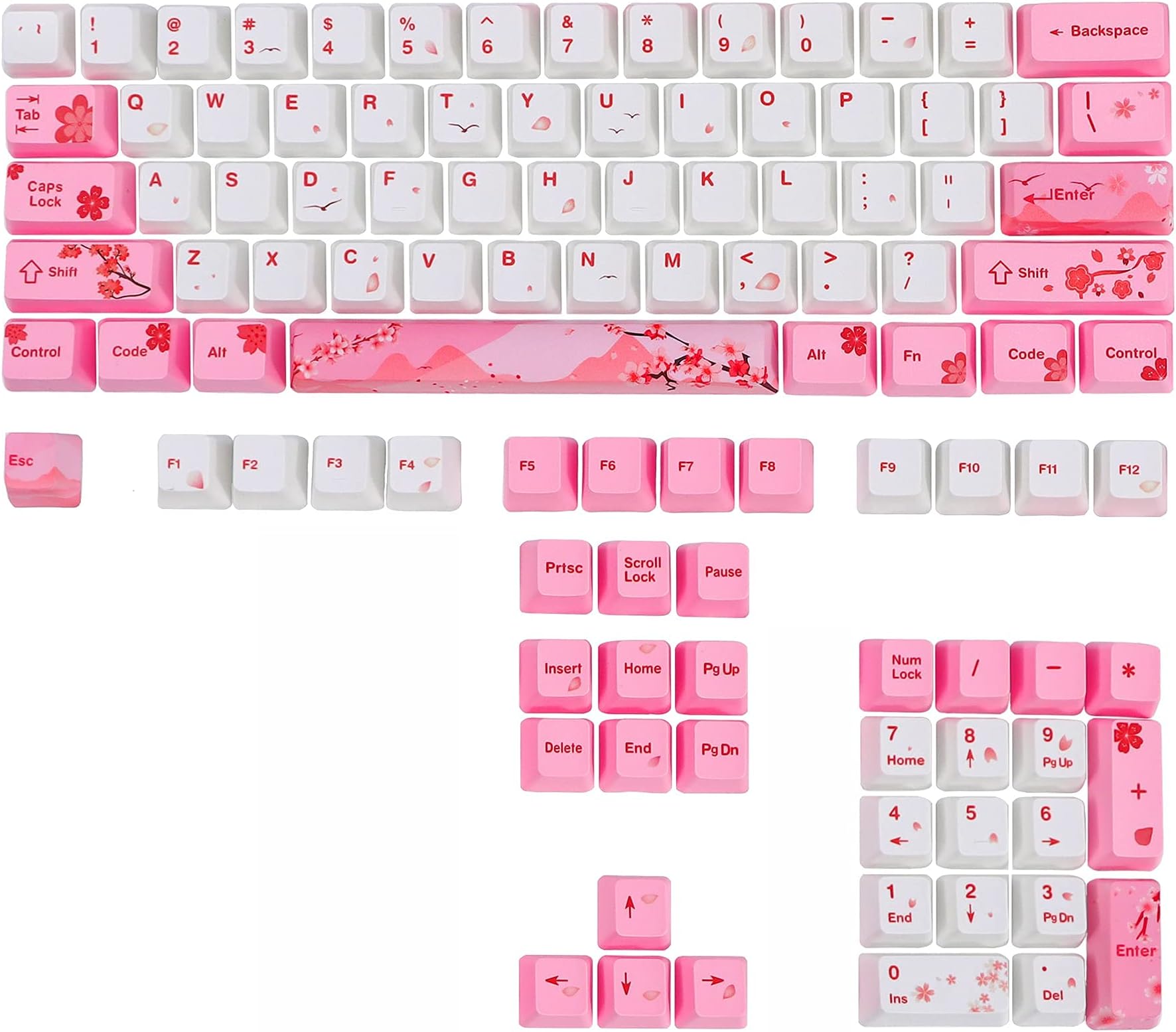Amazon.com: Sanrio My Melody Keycaps Japanese Anime White Key Caps ...