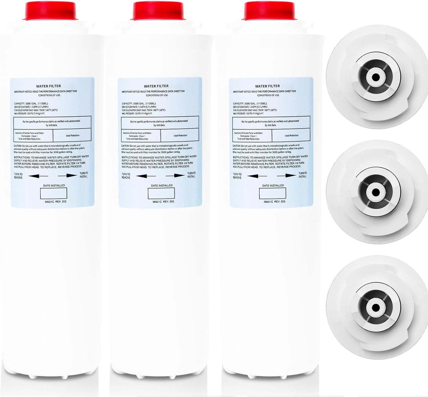 51300C Replacement Filters - Compatible with Elkay 51300C, ERF750 ...