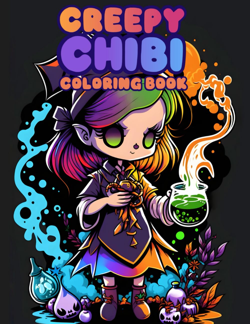 Amazon.com: Creepy Kawaii Horror Chibi Coloring Book: 40+ Spooky ...