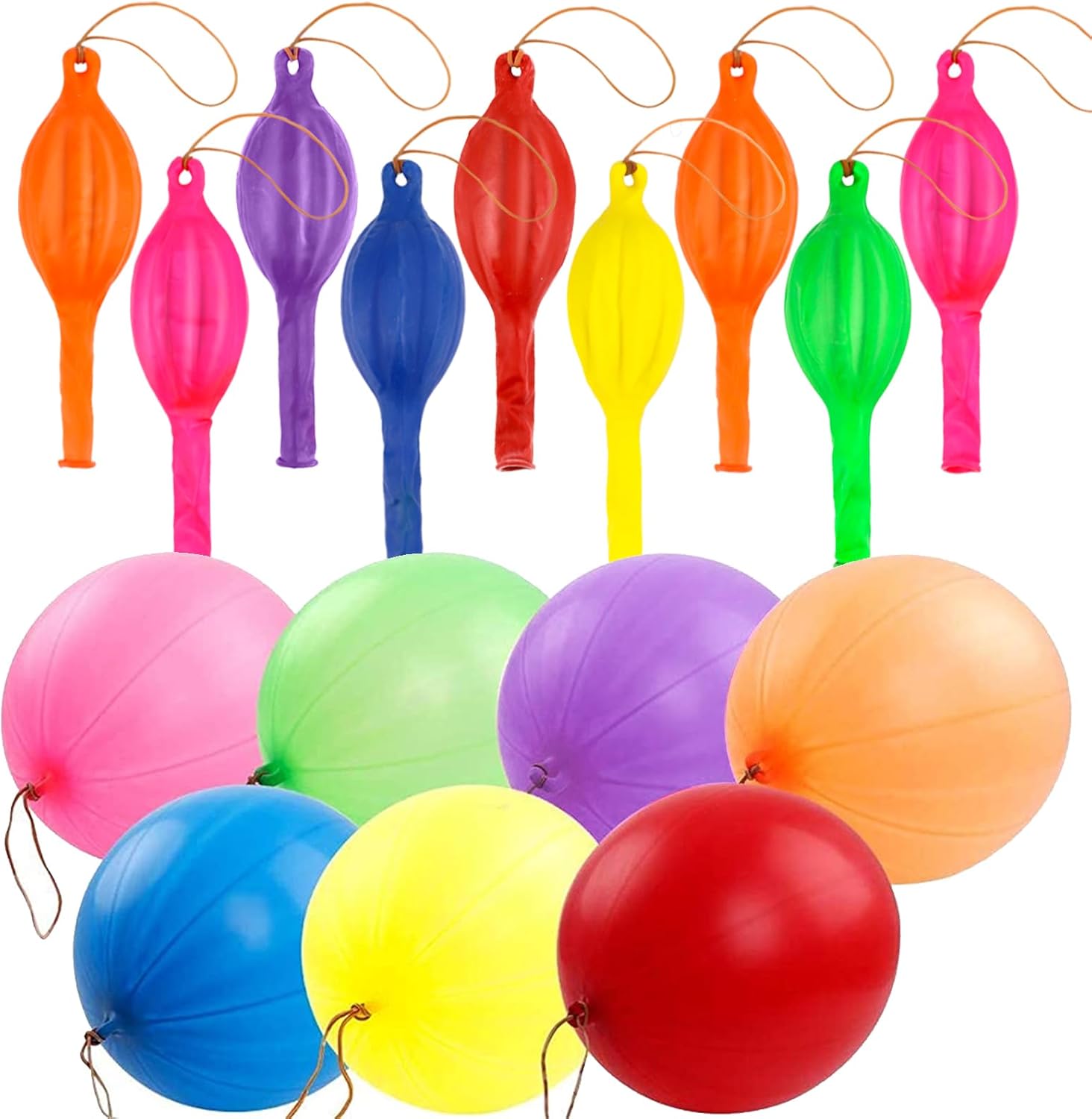 Amazon.com: RUBFAC 12 Punch Balloons Punching Balloon Heavy Duty Party ...