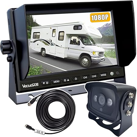 DALLUX Vehicle Backup Camera kit,Rearview Camera cab cam with 7 inch ...