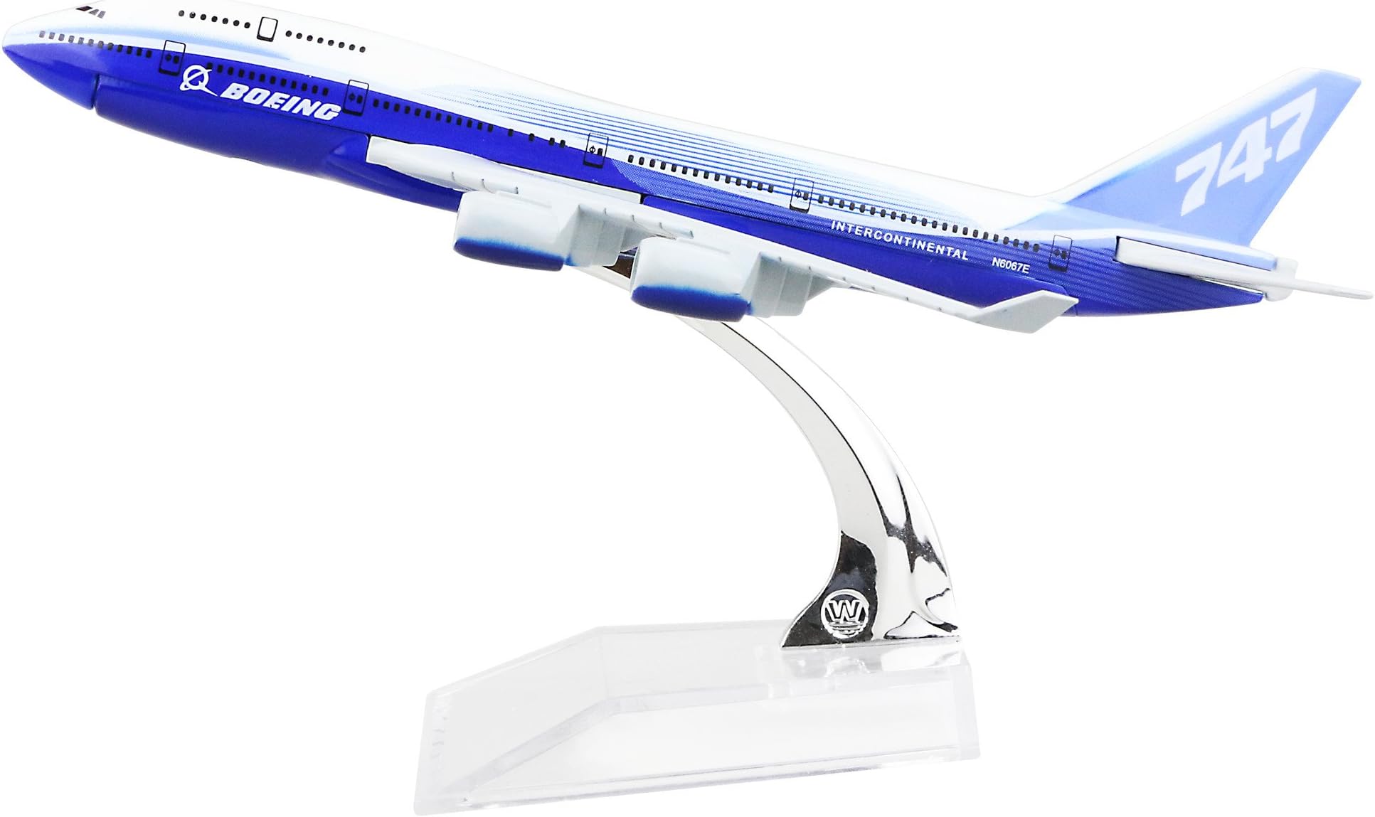 Amazon.com: 24-Hours 18” 1:130 Scale Model Jet Boeing 787 Plane Model ...