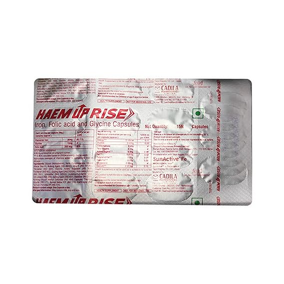 Haem Up Rise Capsule 15's : Amazon.in: Health & Personal Care