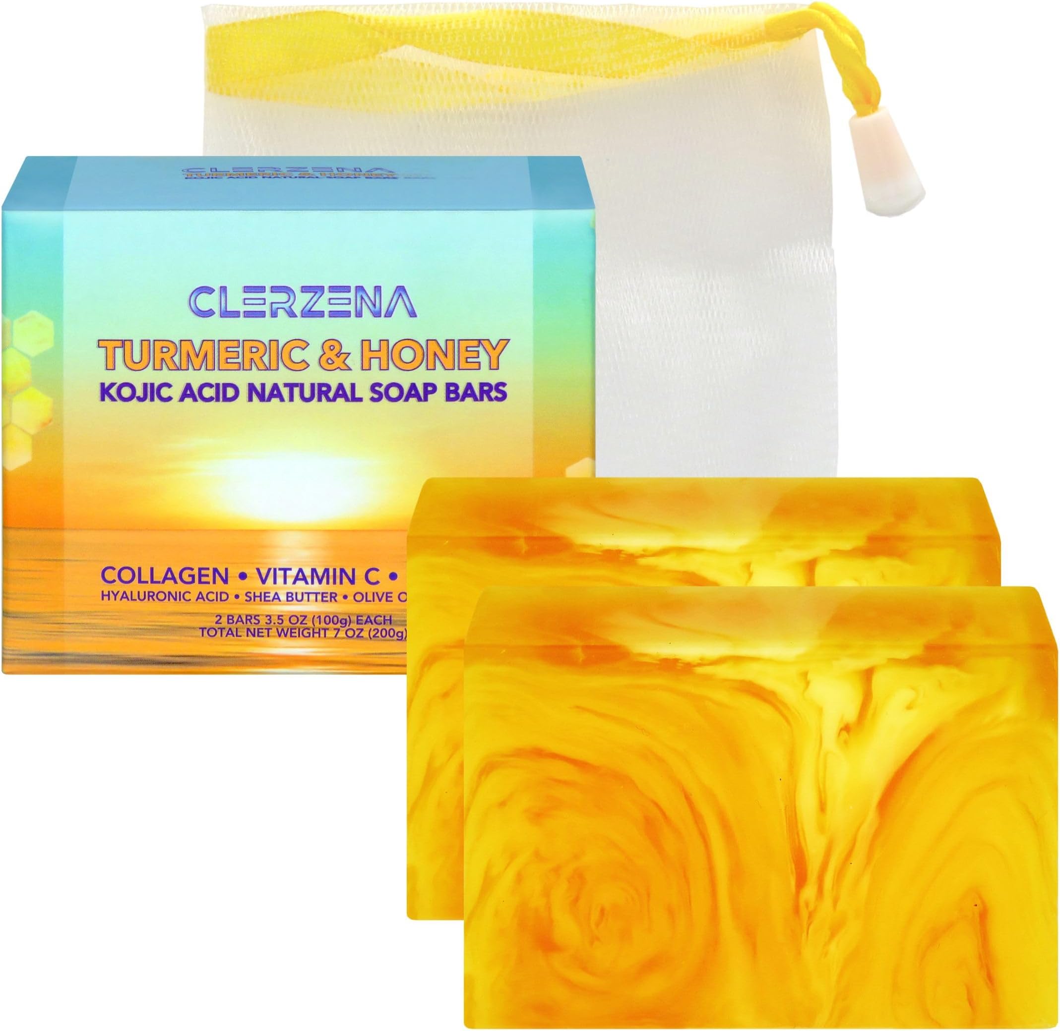 Amazon.com : Aqua ZEN Kojic Acid Soap Dark Spot Remover with Turmeric ...