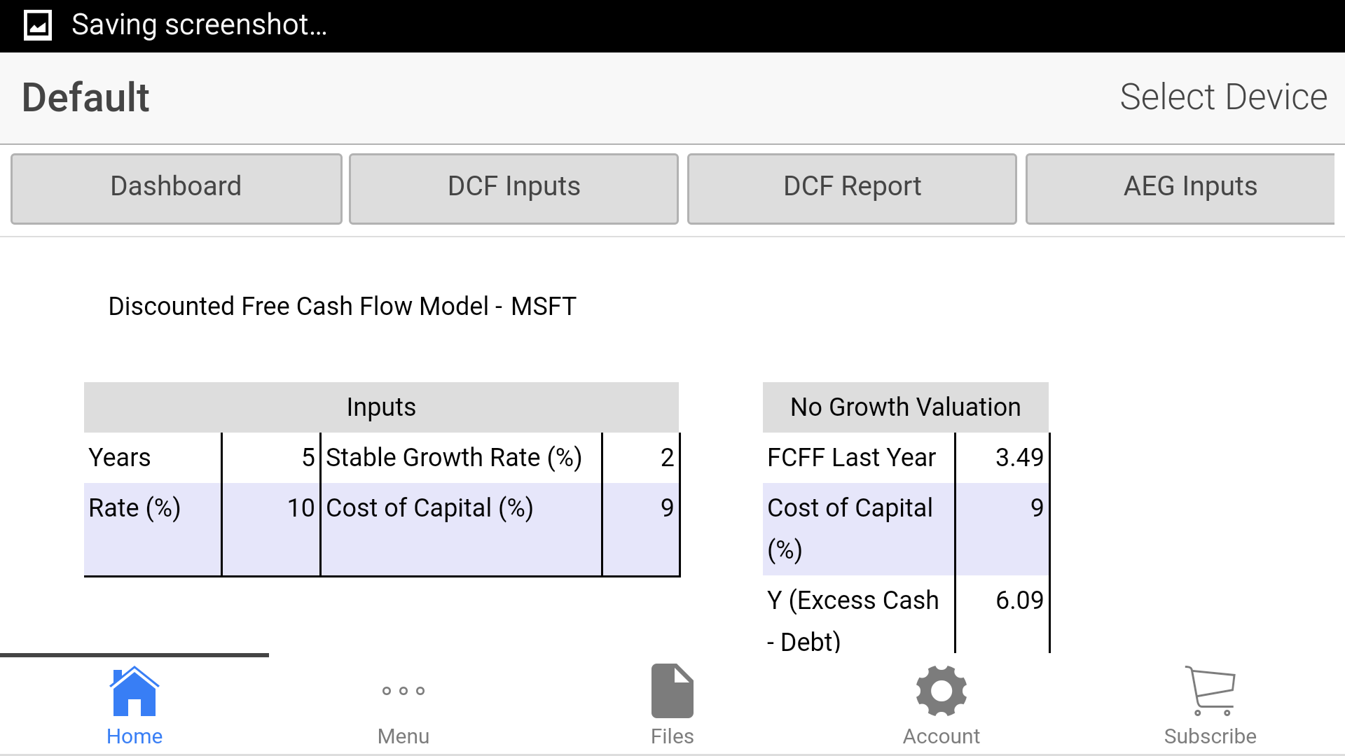 Financial Modeling - App on Amazon Appstore