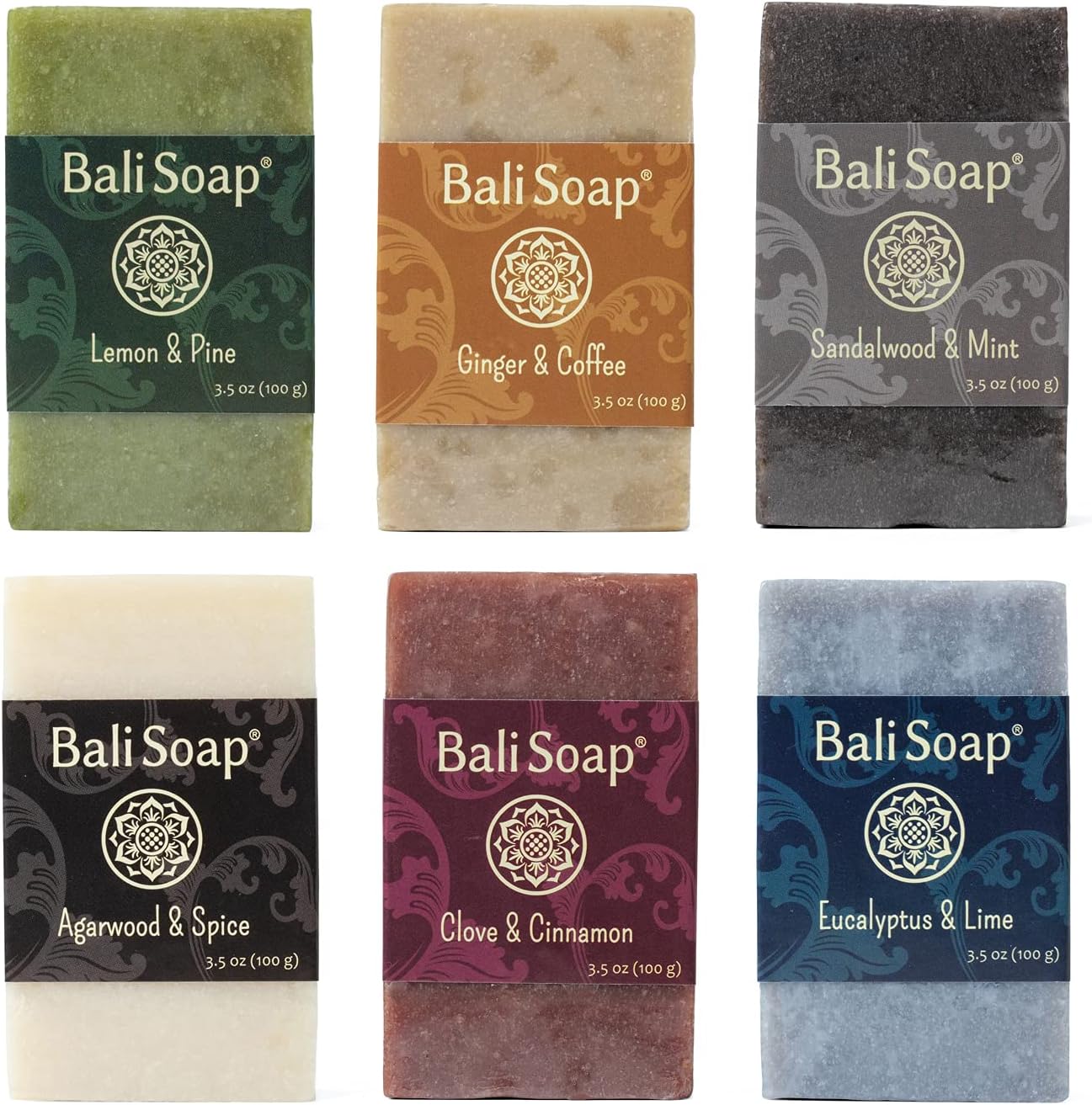 Amazon.com : Bali Soap - Masculine Collection Natural Soap Bar Gift Set ...