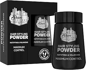 The Shave Factory Hair Styling Powder 20g Styling Powder Wax, BLACK ...