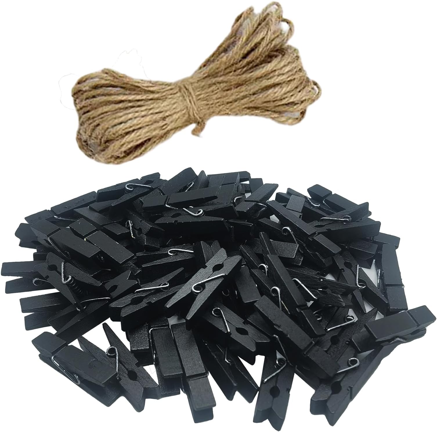 Amazon.com: Cute Mini Wooden Clothes Pin Wedding Shower Decor Photo ...