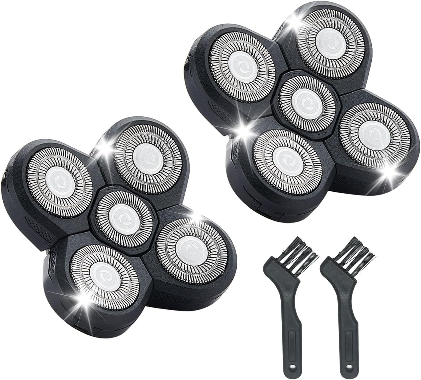 Amazon.com: Head Shaver Replacement Heads, 5 Head Blades For Men, Men's ...