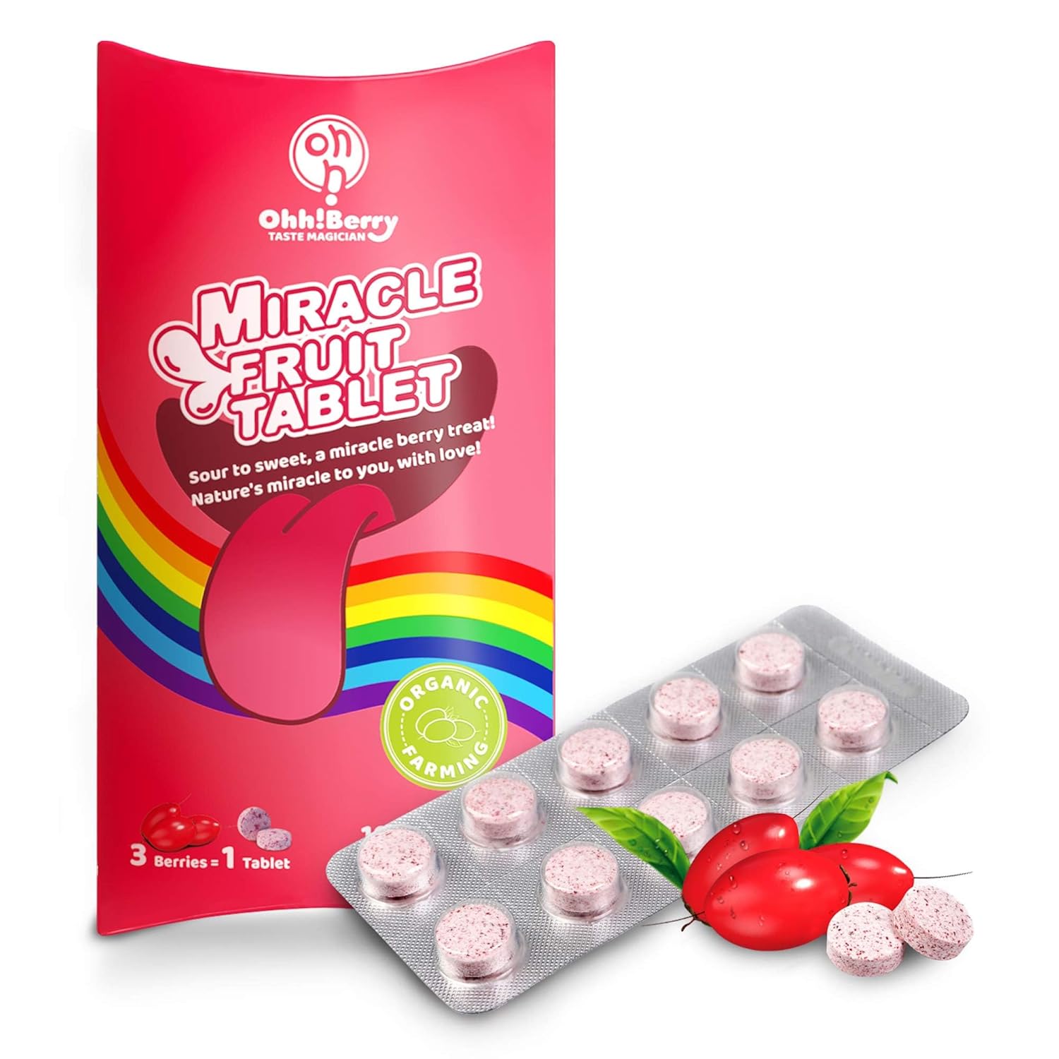 Amazon.com: TOP&TOP TOPS IS NOT ENOUGH Ohh! Berry Miracle Berry Tablets ...