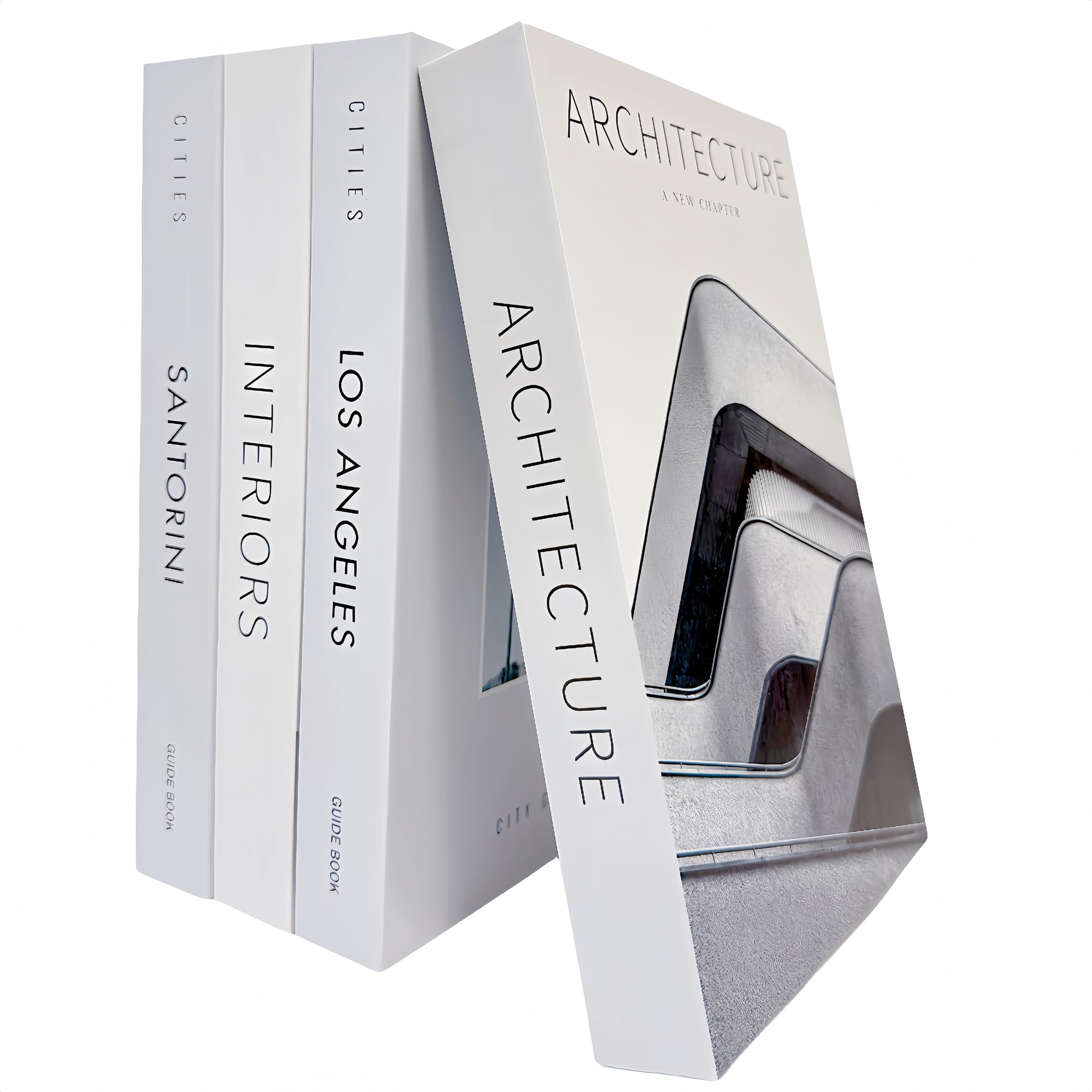 Amazon.com: MEDOO White Decorative Books for Coffee Table - 3 Hardcover ...