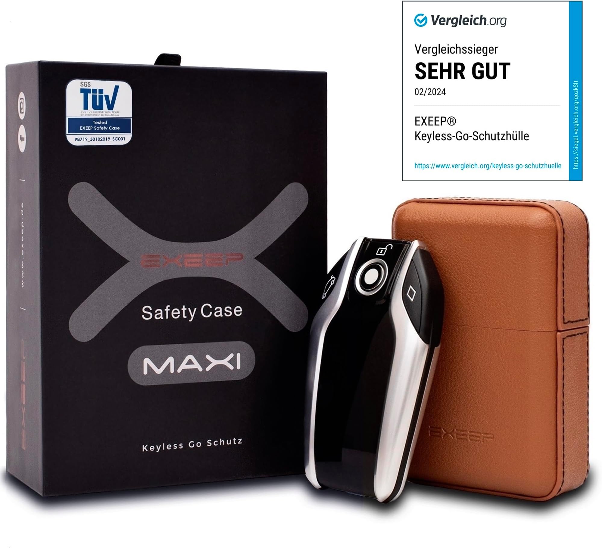 innoGadgets® Keyless Go Schutz für Autoschlüssel | TÜV geprüfter Car ...