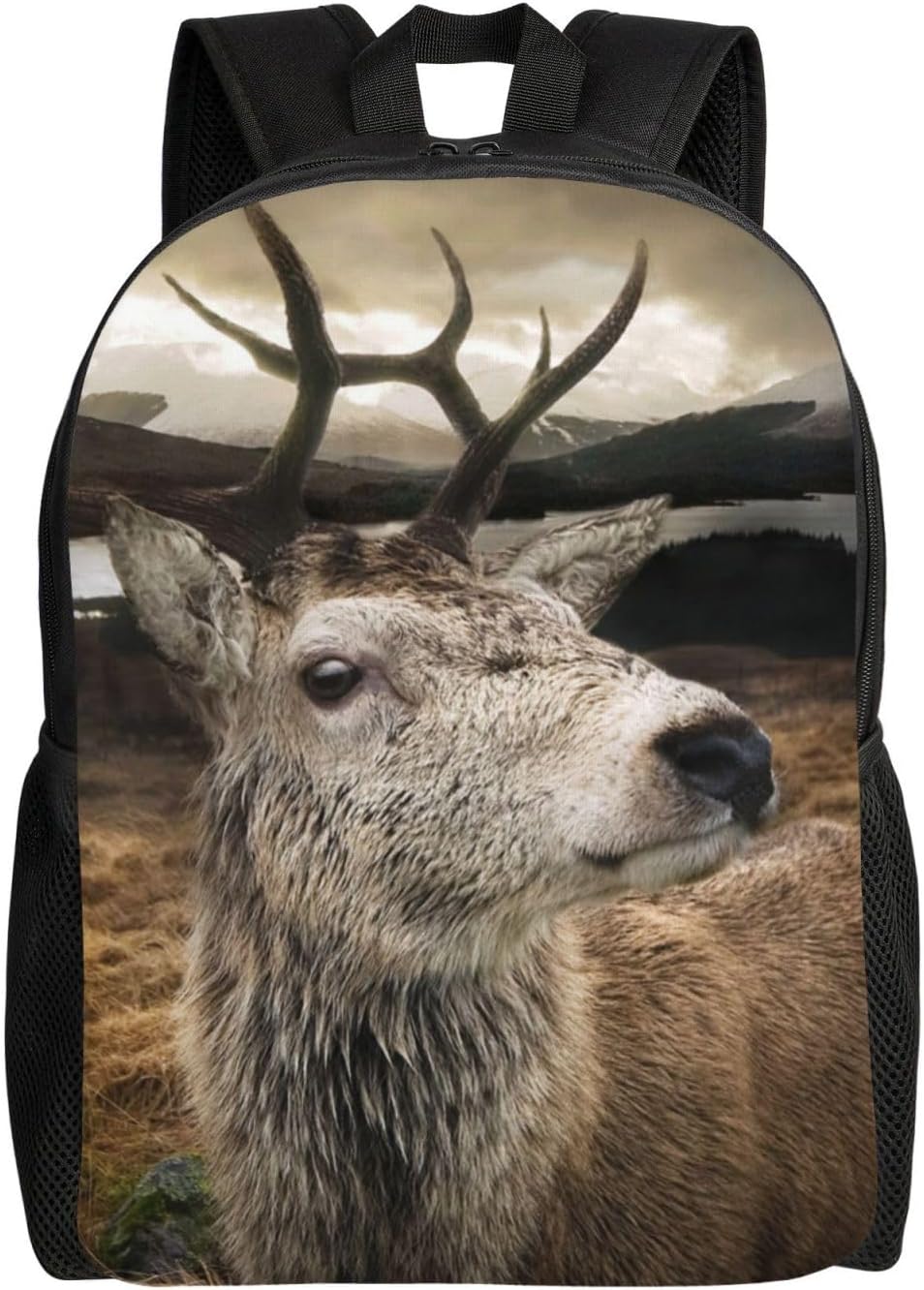 Amazon.com | UNIOND Funny Deer Printed Backpack Lightweight Computer ...