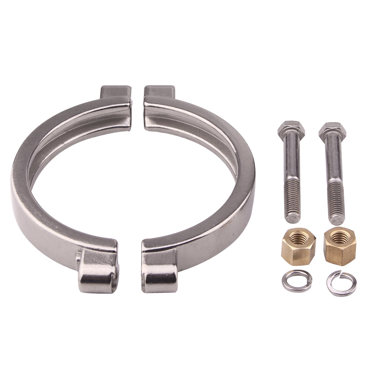 Snapklik.com : DERNORD Sanitary Clamp High Pressure Bolted Tri Clamp ...