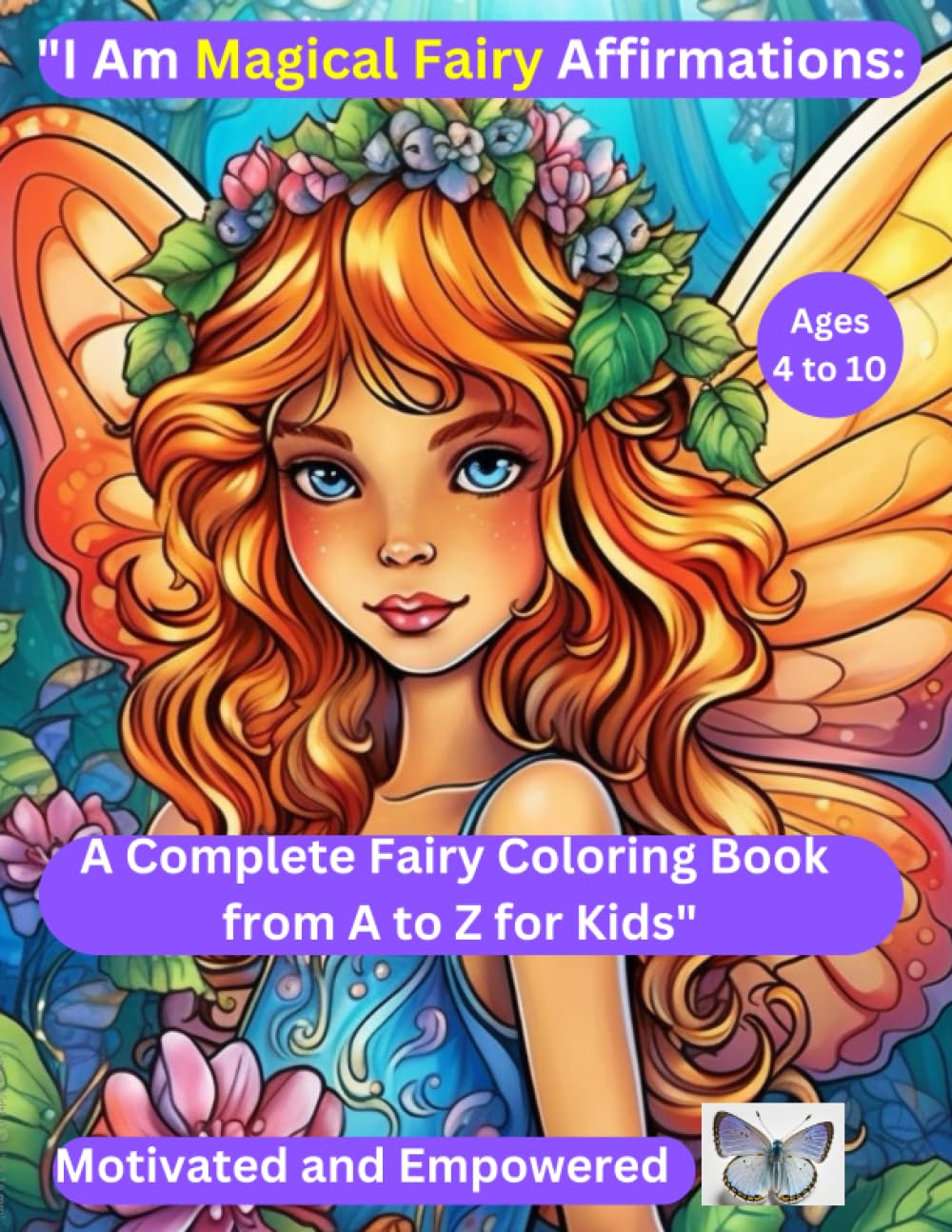 "I Am Fairy Affirmations: A Complete Fairy Coloring Book from A to Z ...