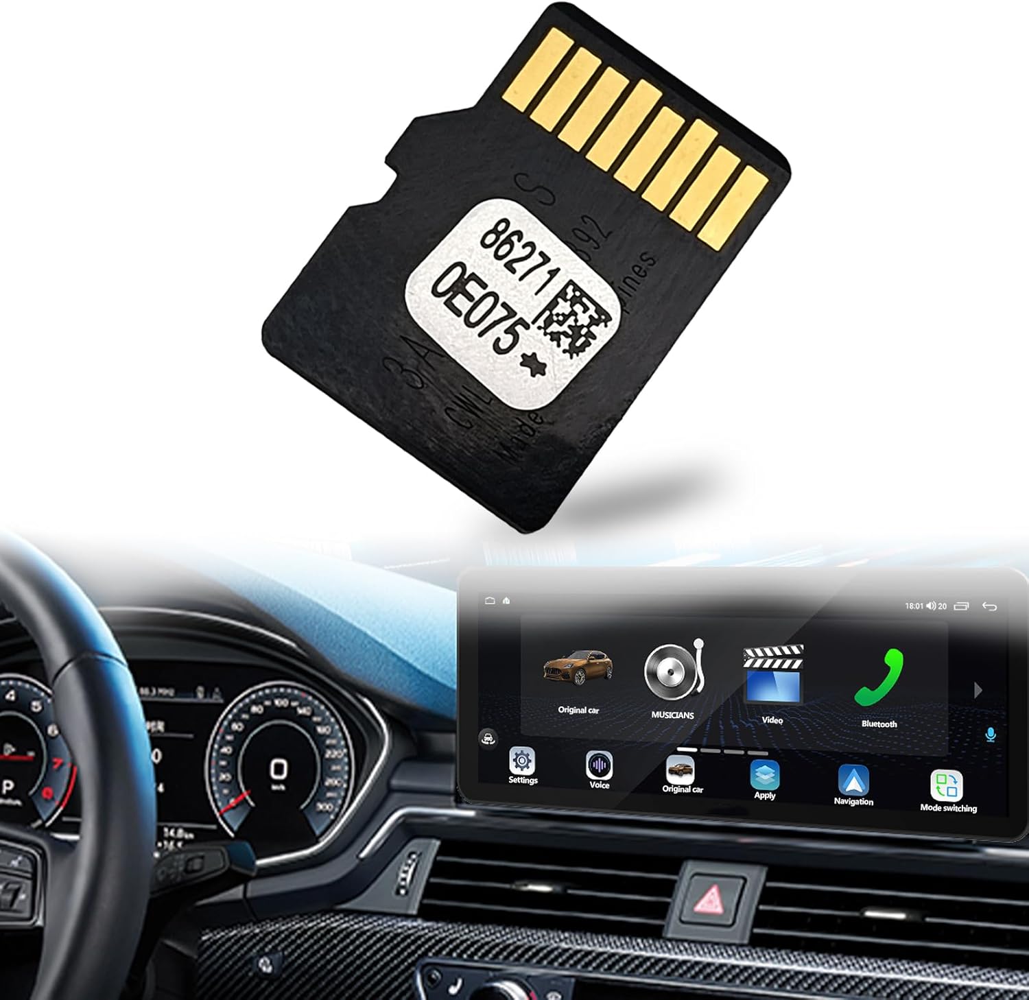 Amazon.com: Latest US & Canada Maps Micro SD Card 86271-0E075 Car ...