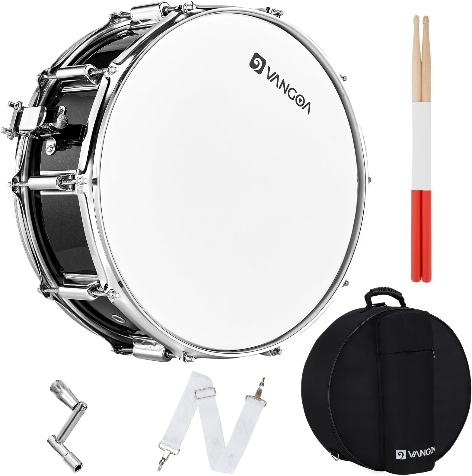 Amazon.com: Sound Percussion Labs Marching Snare Drum with Carrier 14 x ...