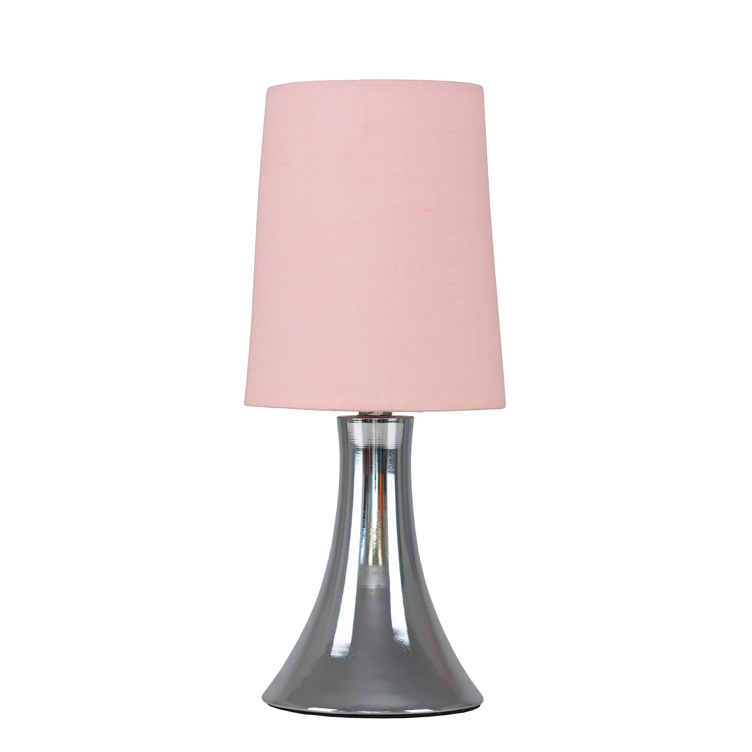 Modern Brushed Chrome Single Stem Metal Ball Table Lamp Base: Amazon.co ...