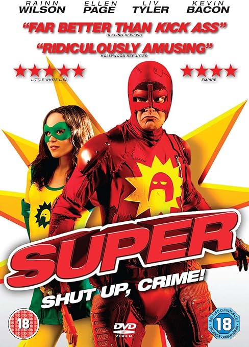 SUPER (2010) [DVD]: Amazon.co.uk: Rainn Wilson, Ellen Page, Liv Tyler ...