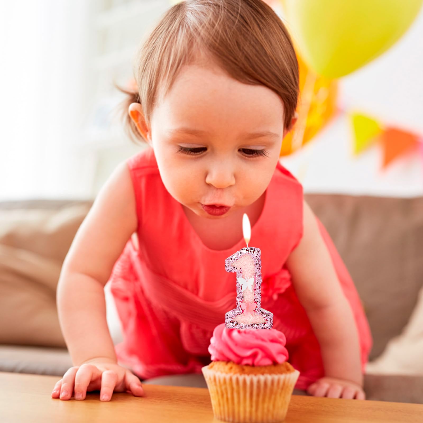 Snapklik.com : Birthday Numbers 12 Candles, Pink Sequin Wedding Numbers ...