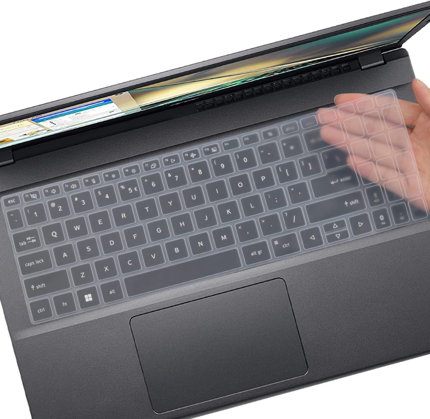 RAYA Silicone Keyboard Cover for Acer Nitro V (ANV15-41 / ANV15-51 ...