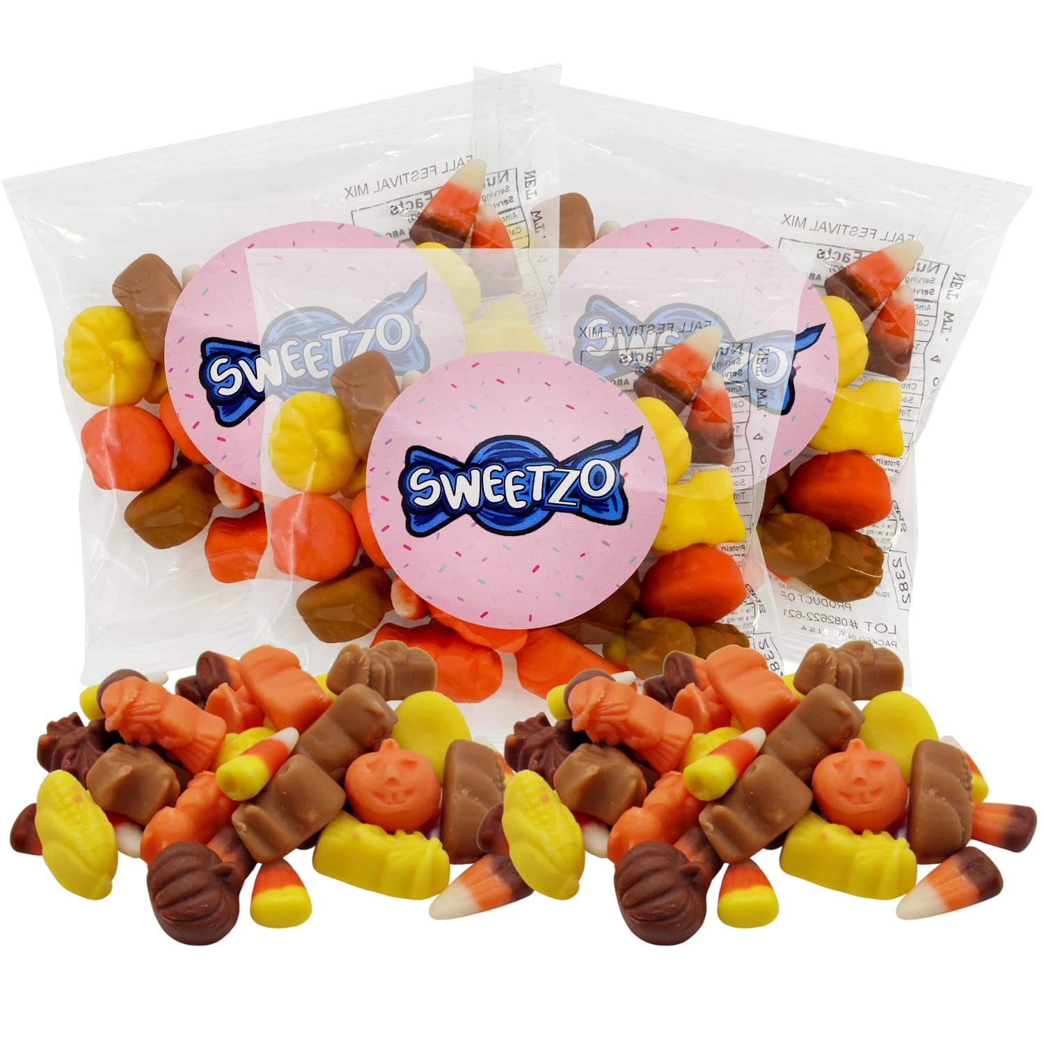 Amazon.com : Fall Festival Mellocreme Candy Mix, Individual Packets for ...