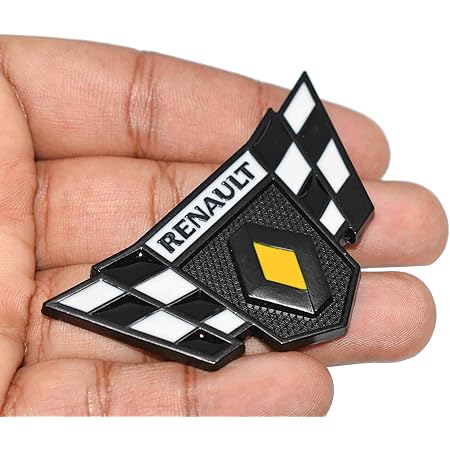 Race Flag Emblem Sticker for All Renault Cars : Amazon.in: Car & Motorbike
