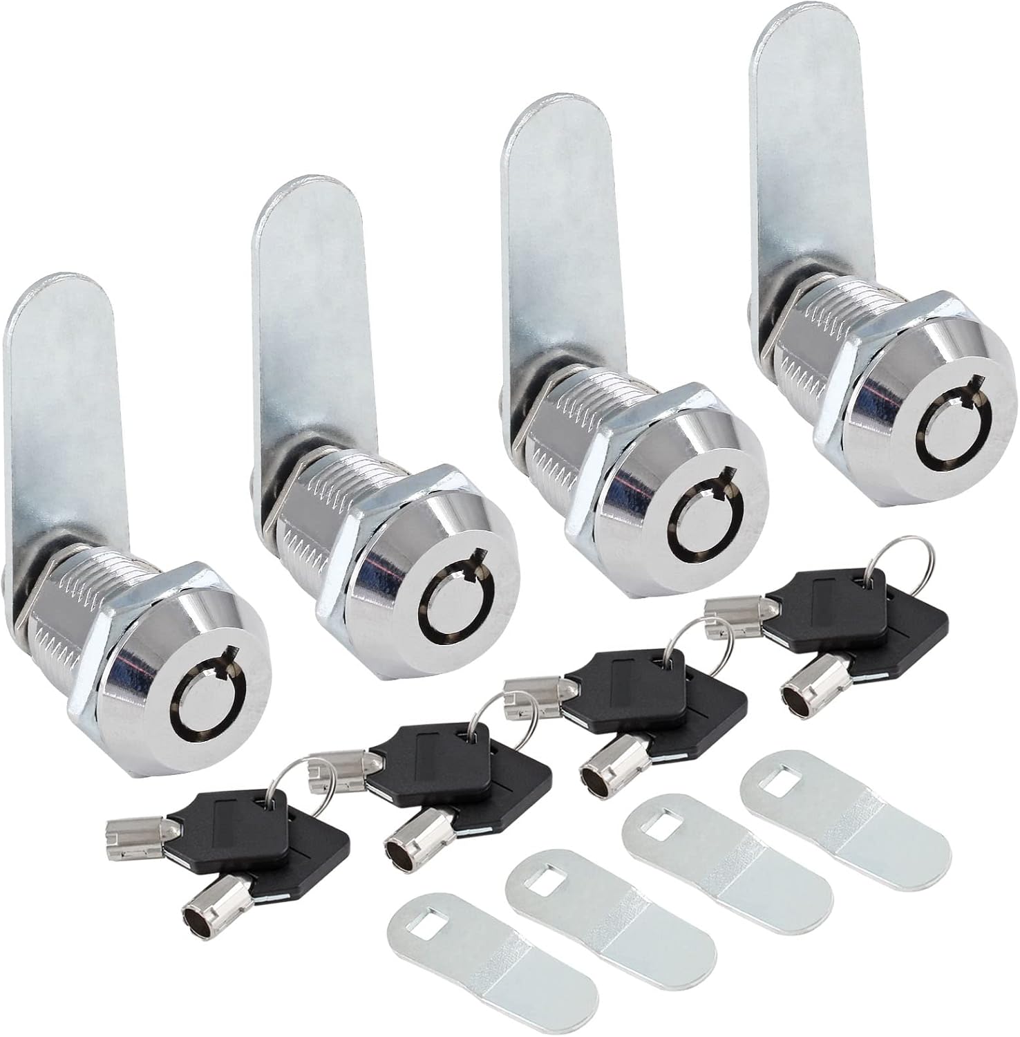 Uenhoy 4 Pack Tubular Cam Locks Keyed Alike 3/4 Inch, RV Locks ...
