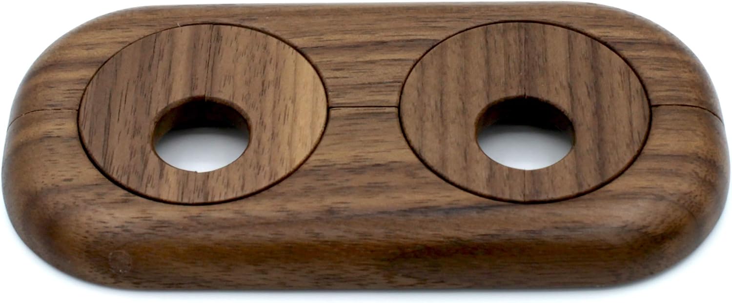 Twin Double Pipe Cover, Solid Wood, for Pipe diameters: 15mm 19mm 22mm ...