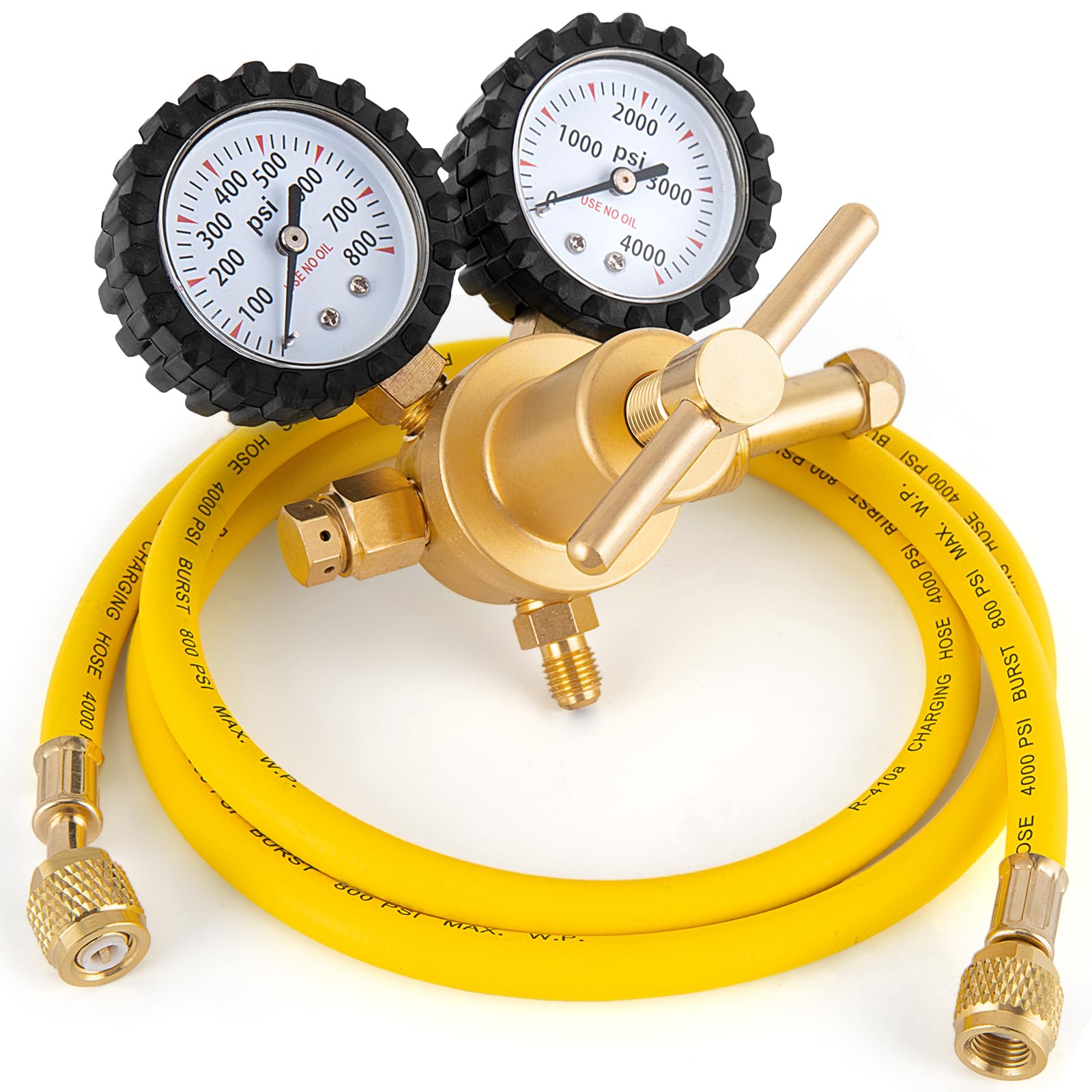 Snapklik.com : Nitrogen Regulator CGA580 Inlet, 1/4-Inch Male Flare ...
