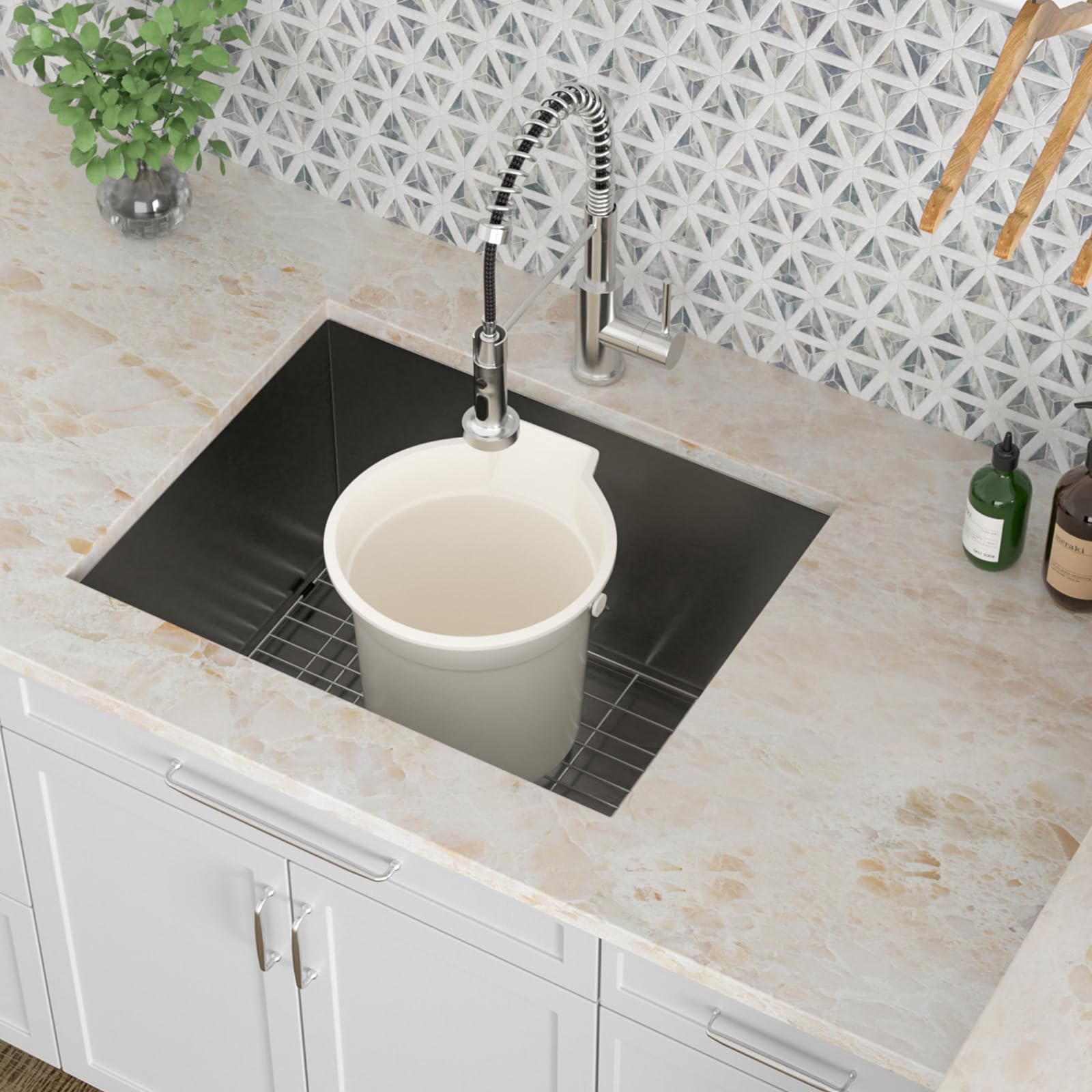 Snapklik.com : 12 Deep Laundry Sink Undermount - 24 Inch Undermount ...